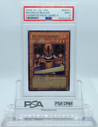 Yugioh CP06-EN001 Rigorous Reaver Ultra Rare Holo Aluminium Carte PSA 9 ...