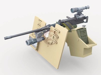 Legend 1/35 M2A1 QCB Browning HMG on SAG Shield Mount (Window version ...