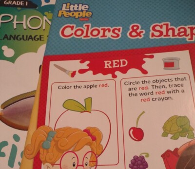 Educational Workbooks - Disney Princess - Phonics & Colors and shapes ...