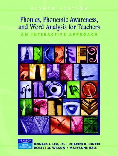 Phonics, Phonemic Awareness, and Word Analysis for Teachers : An ...