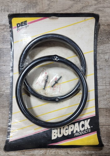 Vintage VW Headlight Ring BugPack Black | eBay