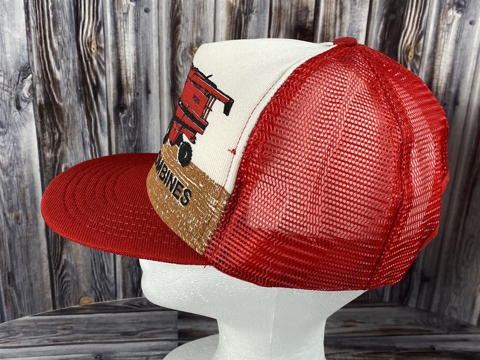 VTG Case IH Axial-Flow Combines Red Mesh Back Snapback Trucker Hat ...