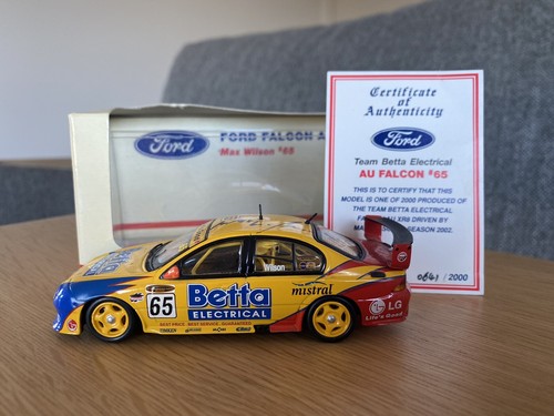 SIGNED 1:43 Biante #65 Max Wilson 2002 Betta Electrical Ford AU Falcon ...