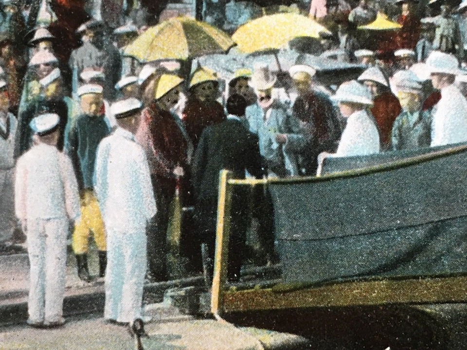 1900s CHINA CHINESE QING DYNASTY PRINCE CHUN ZAIFENG VISITS HONG KONG ...
