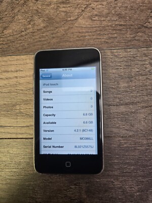 Apple iPod Touch 8 GB Model A1288 Tested Working | eBay