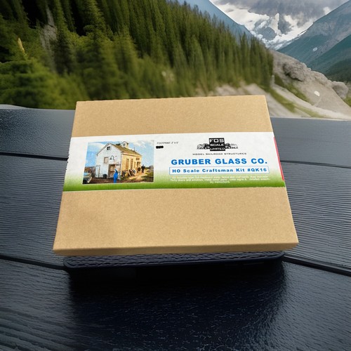 Ho Scale Fos Scale Models Gruber Glass Co Kit QK16 | eBay