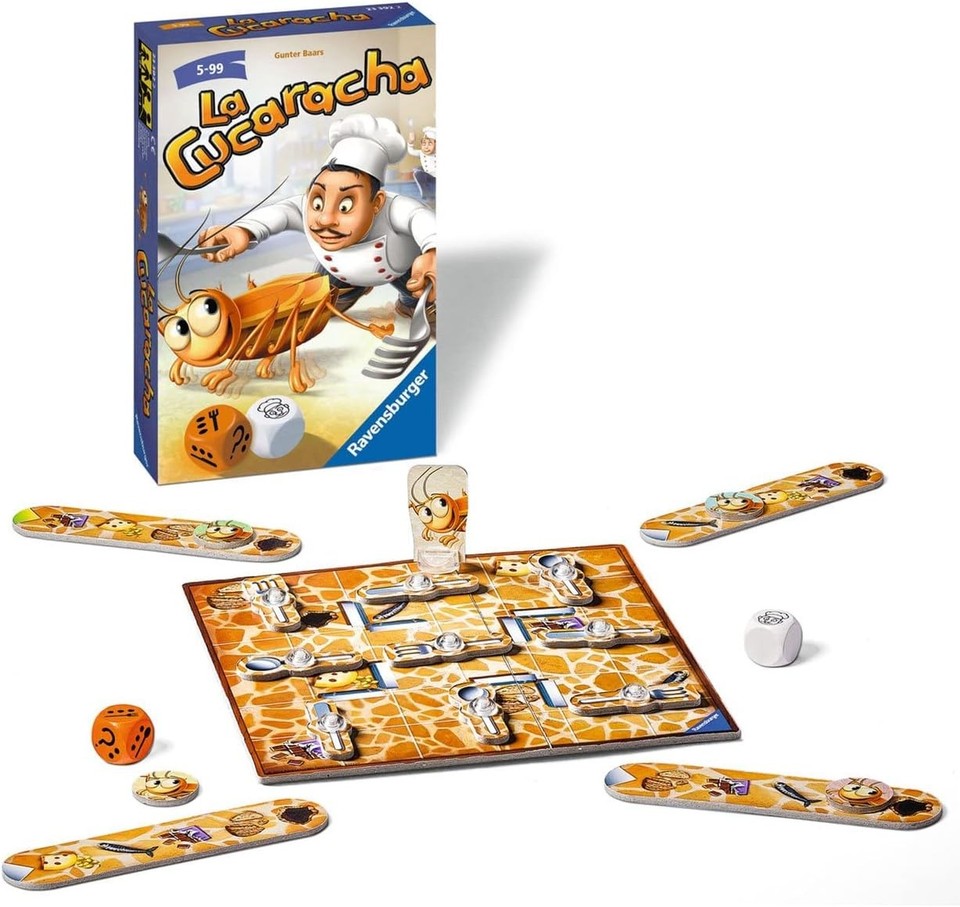Ravensburger La Cucaracha – Board Game (Multi, Cardboard Box, Closed ...