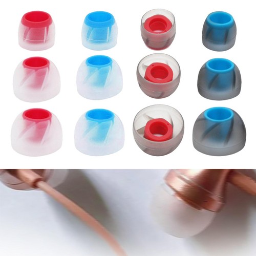 6 Pieces Earphone Tips Threaded Earbuds Tips for In-ear Headset 5mm-7mm ...