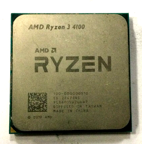 AMD RYZEN CPU 3 4100 (Bent pins) | eBay