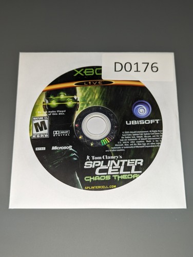Tom Clancy's Splinter Cell Chaos Theory (Microsoft Xbox, 2002) **DISC ...