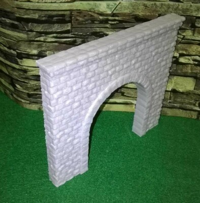 Stonework Railway Tunnel Single Track OO Gauge Model Train Portal ...