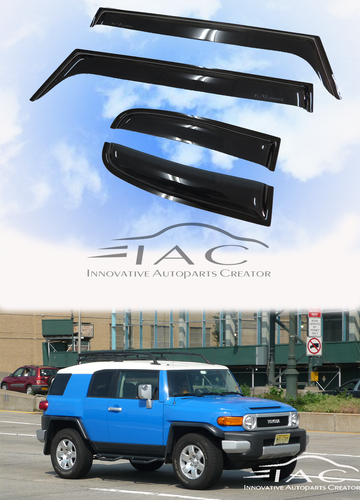 For Toyota FJ Cruiser 06-17 Window Visor Vent Sun Shade Rain Guard Door ...
