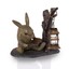 Booklover Rabbit Reading Garden Lantern Sculpture Bunny Statue ~ SPI ...
