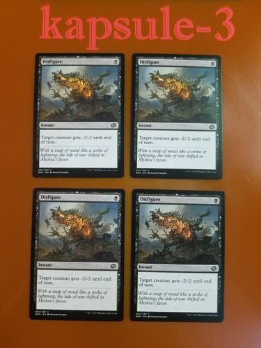 4x Disfigure | The Brothers' War | MTG Magic Cards | eBay