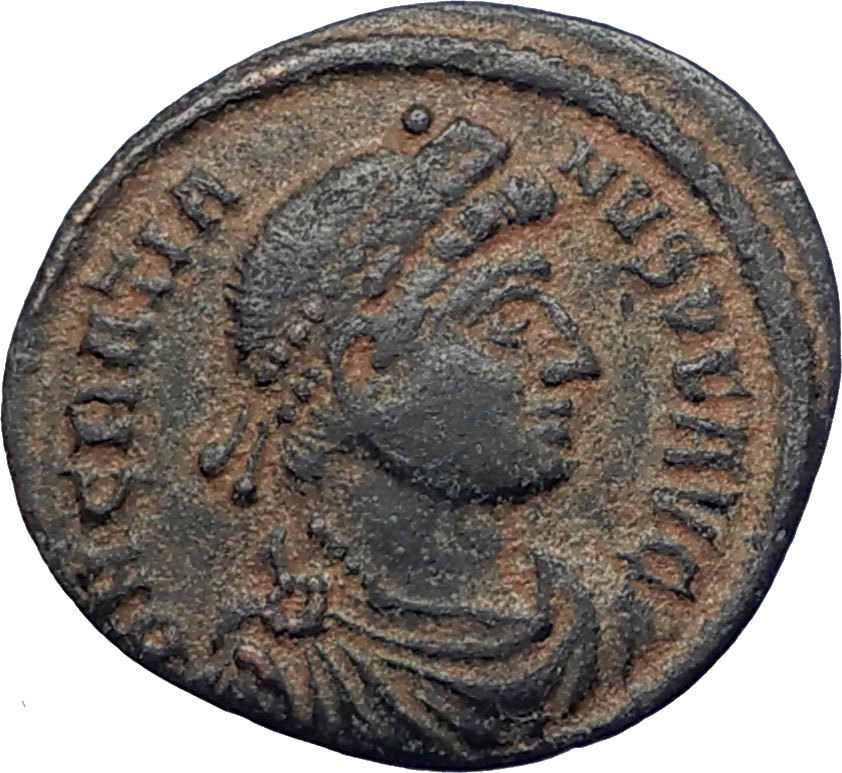 GRATIAN 378AD Constantinople Authentic Genuine Ancient Roman Coin Roma ...