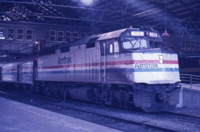 AMT amtrak Fp-40 278 harrisburg,pa. original slide | eBay