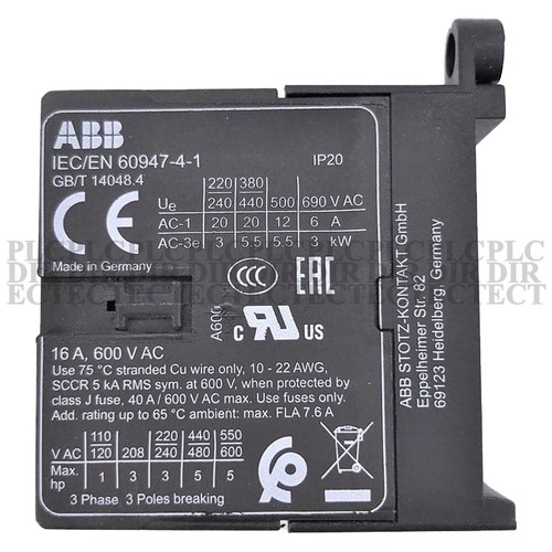 NEW ABB IEC EN60947-4-1 Contactor | eBay
