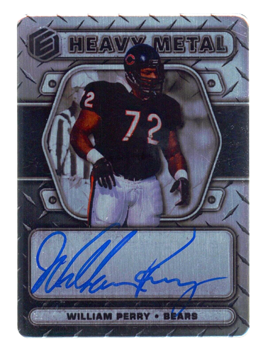 WILLIAM PERRY 2022 Panini Elements #/75 Heavy Metal AUTO #HM-WP ...
