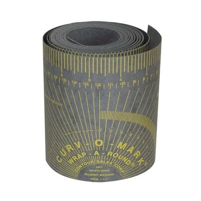 14764 Ruler, Wrap-A-Round, Large, 6 ft L, 3.88 Inch W, Gray SureWerx ...