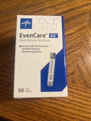 Glucose Monitoring 50 Test Strips EvenCare G3 Exp 8/5/2026 Buy 3 Get 1 ...