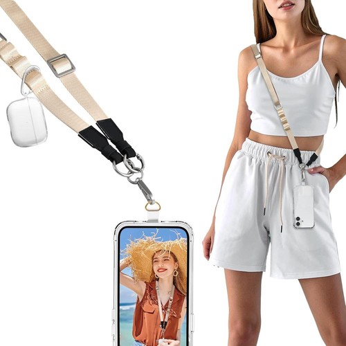 Versatile phone lanyard anti theft phone strap cross body phone strap ...