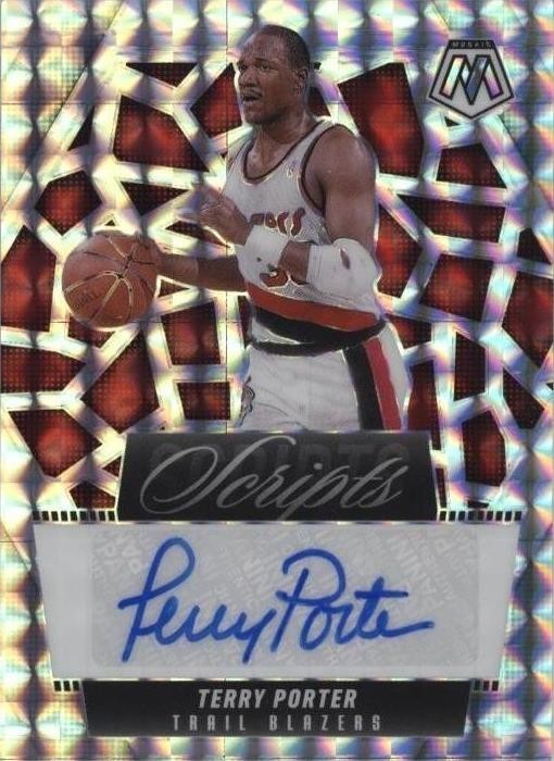 2024-25 Panini Mosaic - Scripts Terry Porter, Terry Porter #MS-PRT (AU ...