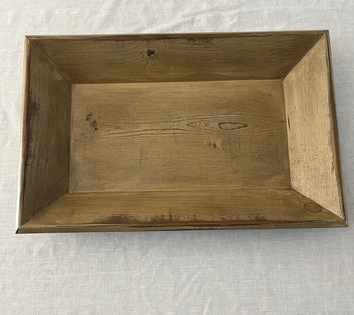 Large rectangular ottoman tray store