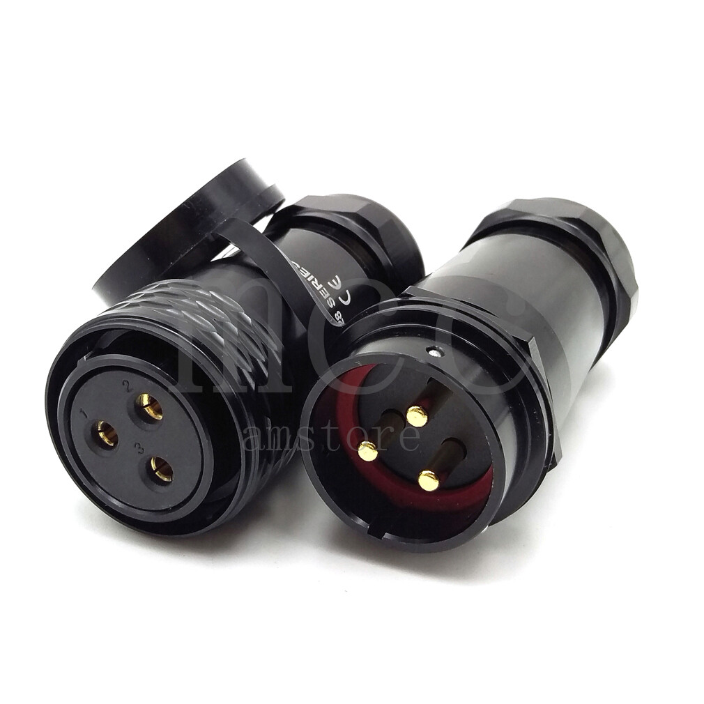 WEIPU SA28 3Pin Docking Waterproof crimping Plug IP67,Industrial Power ...