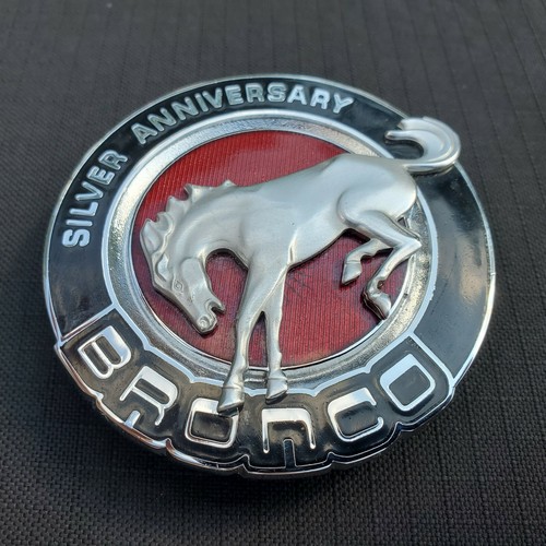 1991 Ford Bronco Silver Anniversary Emblem: NEW...can ship it to you | eBay