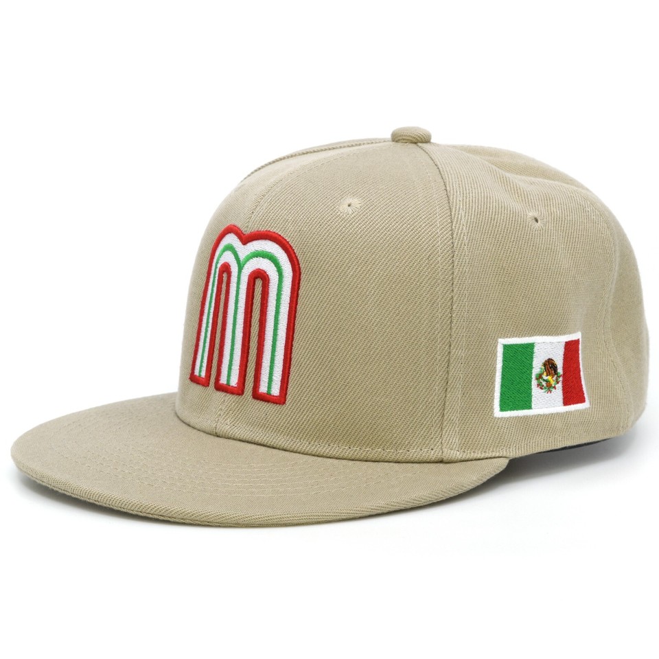 Mexico Snapback Hat Flag 3D M Embroidery Mexico Baseball Acrylic Cap ...