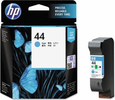 Original HP 44 Cyan DesignJet 350 450 455ca 750 plus 755cm o.V. mit ...