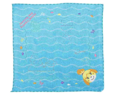 Animal Crossing Mini Face Towel Island and Sea Isabelle 25cm 9.8in ...