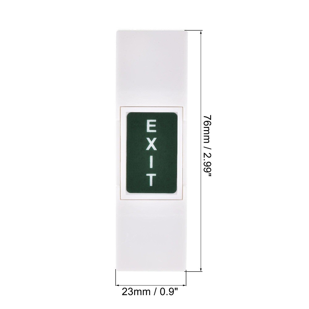 4pcs Green Push To Exit Button Plastic Door Access Control Button ...