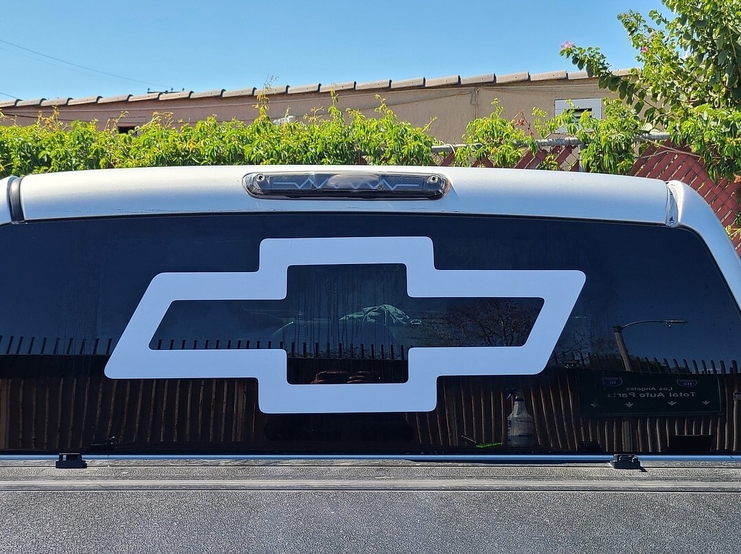 Chevrolet Emblem Sticker 36x14 Vinyl Sticker | eBay