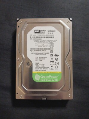 Western Digital AV-GP 500GB, Internal, 3.5" (WD5000AVDS) Hard Drive ...