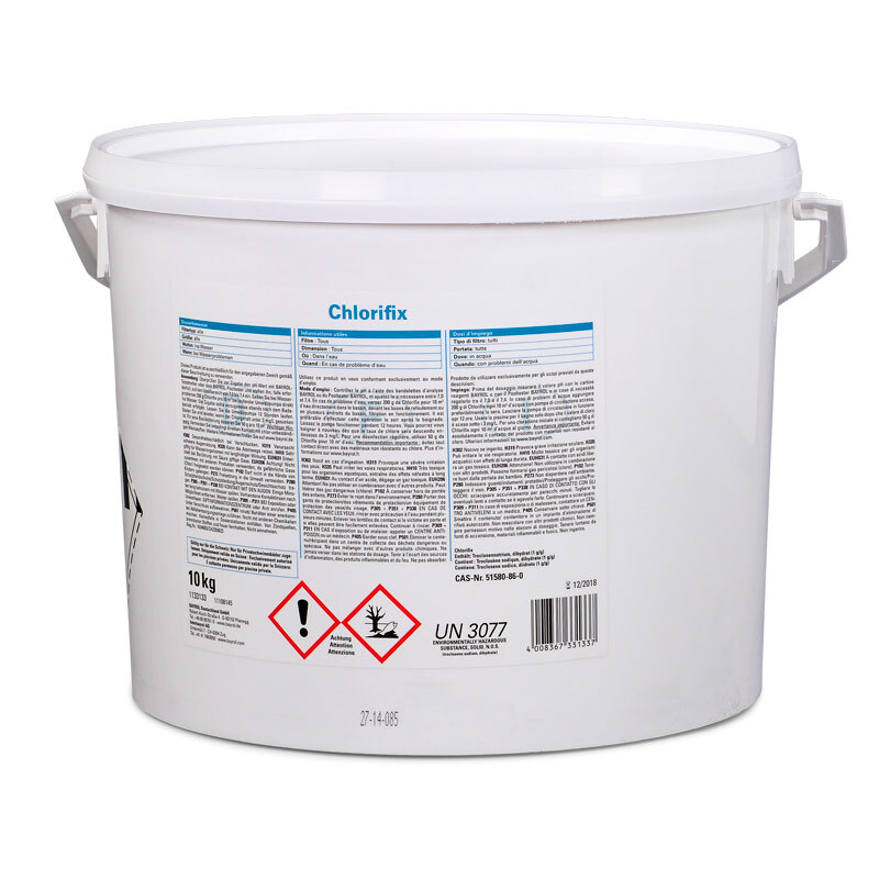 BAYROL Chlorifix 10 kg Schwimmbad Pool Chlorgranulat Chlor Granulat ...