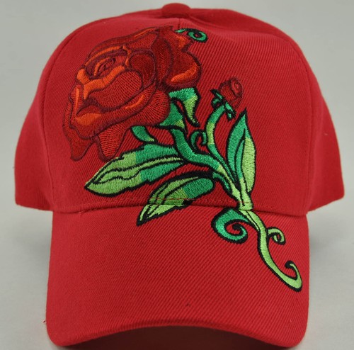 WHOLESALE NEW! RED ROSE CAP HAT RED | eBay