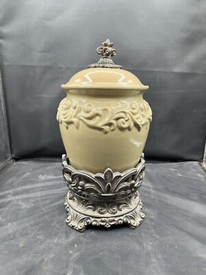 Drake Design Tuscan Scroll and Fleur De Lis Canister Item# 4127 | eBay