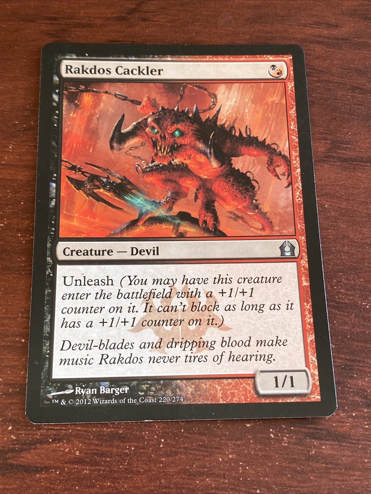 Magic the Gathering MTG Rakdos Cackler (220) Return to Ravnica B8711* | eBay