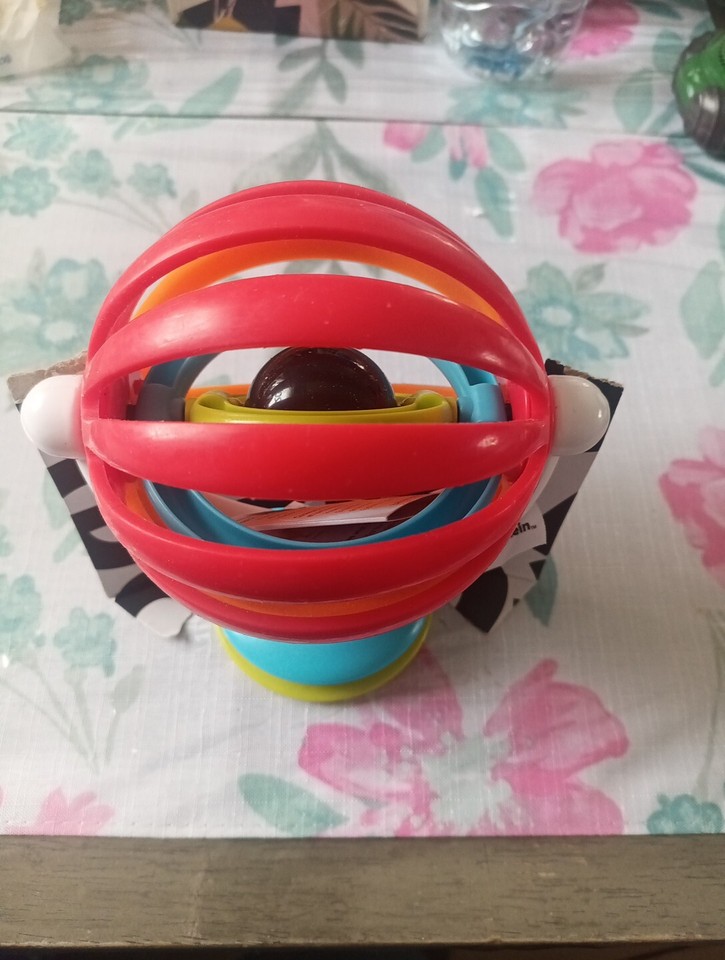 Baby Einstein Sticky Spinner BPA-free High Chair Activity Toy, Ages 3 ...