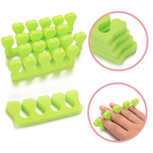 Hot New Manicure Soft Finger Toe Separator Sponge Foam Nail Art Tools ...