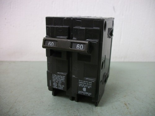 SIEMENS QP CIRCUIT BREAKER Q260 60AMP 240VOLT 2POLE CHIPPED | eBay