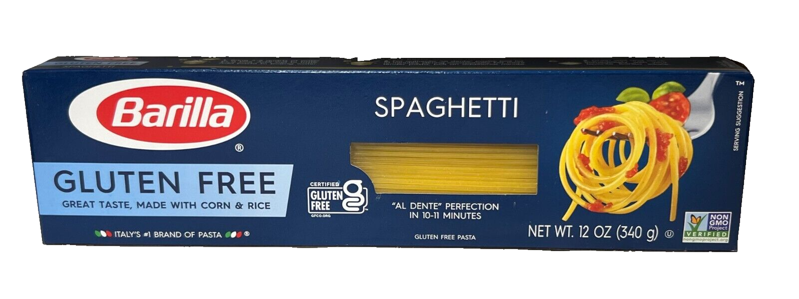 Barilla Gluten Free Spaghetti Pasta Made with Corn & Rice 12 oz | eBay