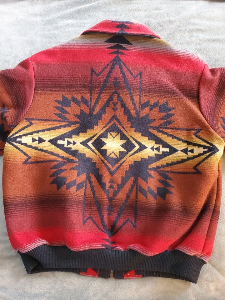 Vtg Pendleton High Grade Western Wear Sioux Star Native Mens XL Wool ...