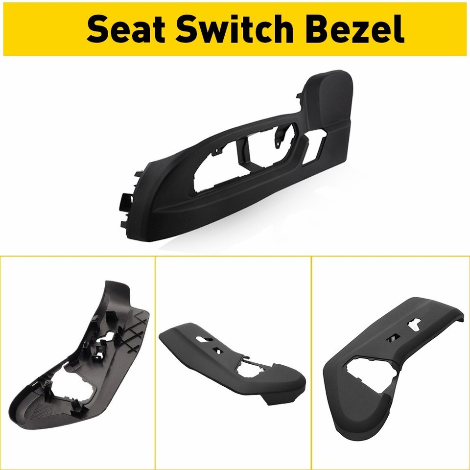 For Acadia 09-17 Traverse Enclave Black Driver Seat Switch Bezel Trim ...