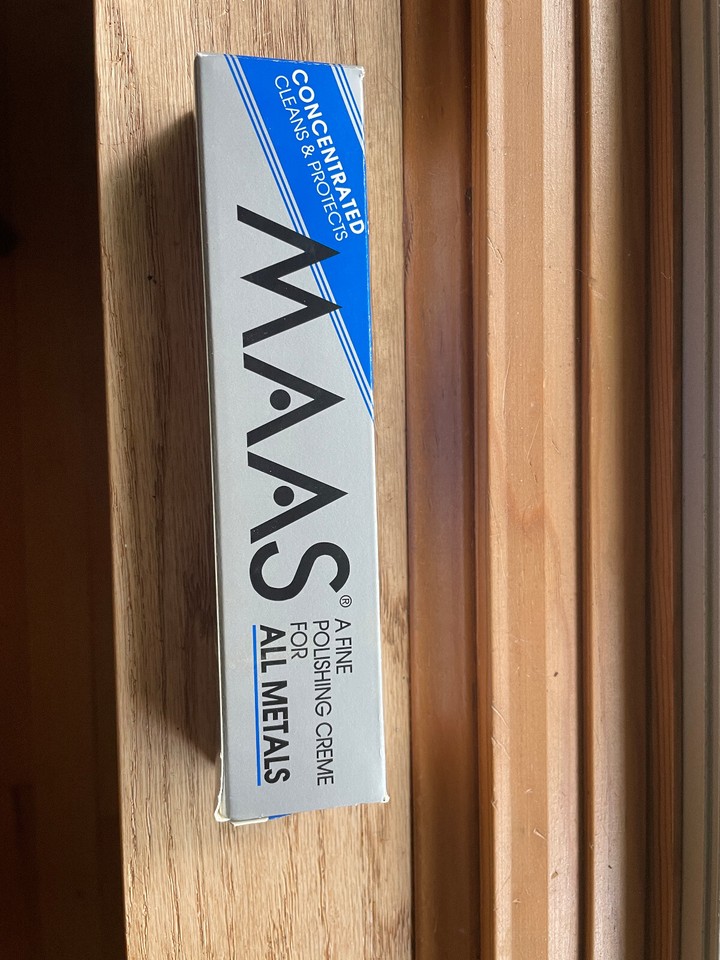 MAAS A Fine Polishing Cream For All Metals Made In Germany 4 OZ Nearly ...