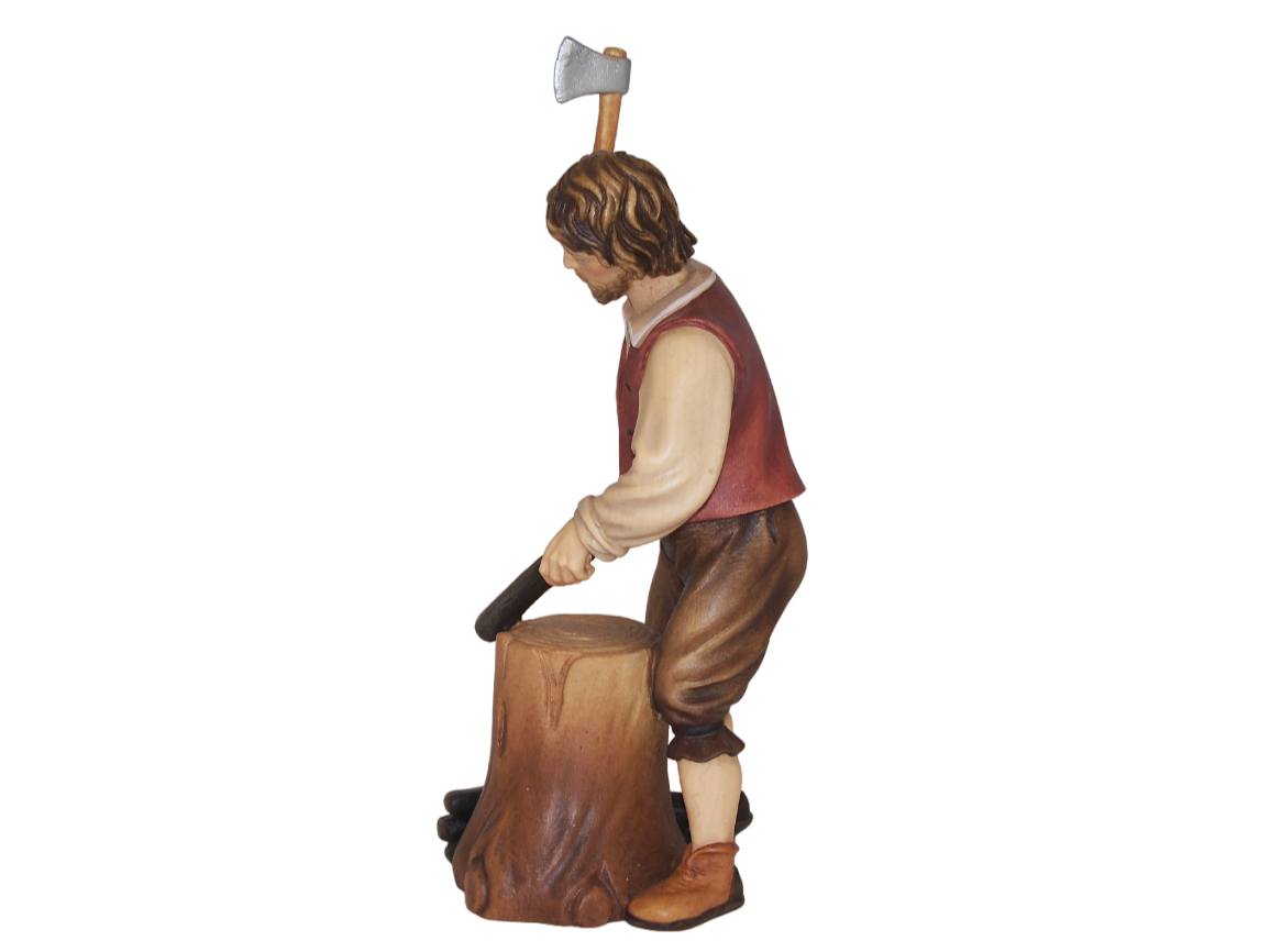 Holz Krippen Figur HOLZHACKER color (zu 15 / 16 cm Figuren) neu. IN ...