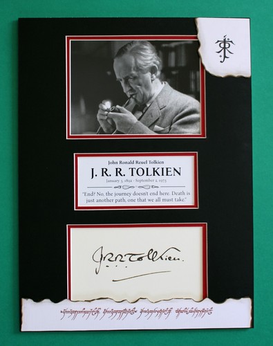 J.R.R. TOLKIEN Autograph Display Museum Artwork Limited Edition | eBay