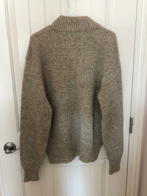 Vintage Boathouse Row Mens Wool Button Sweater L Long… - Gem