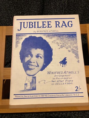 Winifred Atwell Jubilee Rag pour piano partition éditions Francis Day ...
